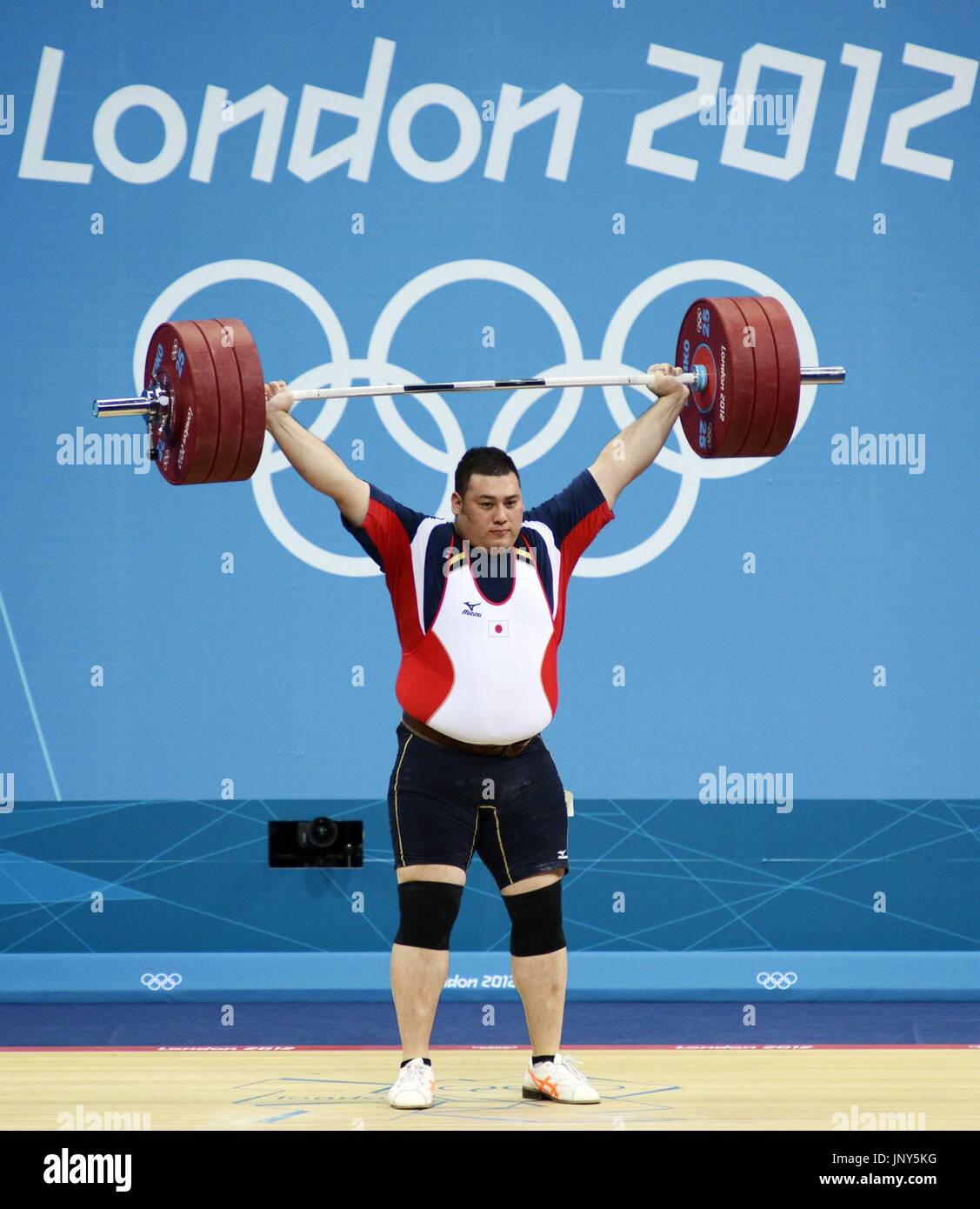 London, Britain - Japan's Kazuomi Ota hoists 180 kilograms in the first ...