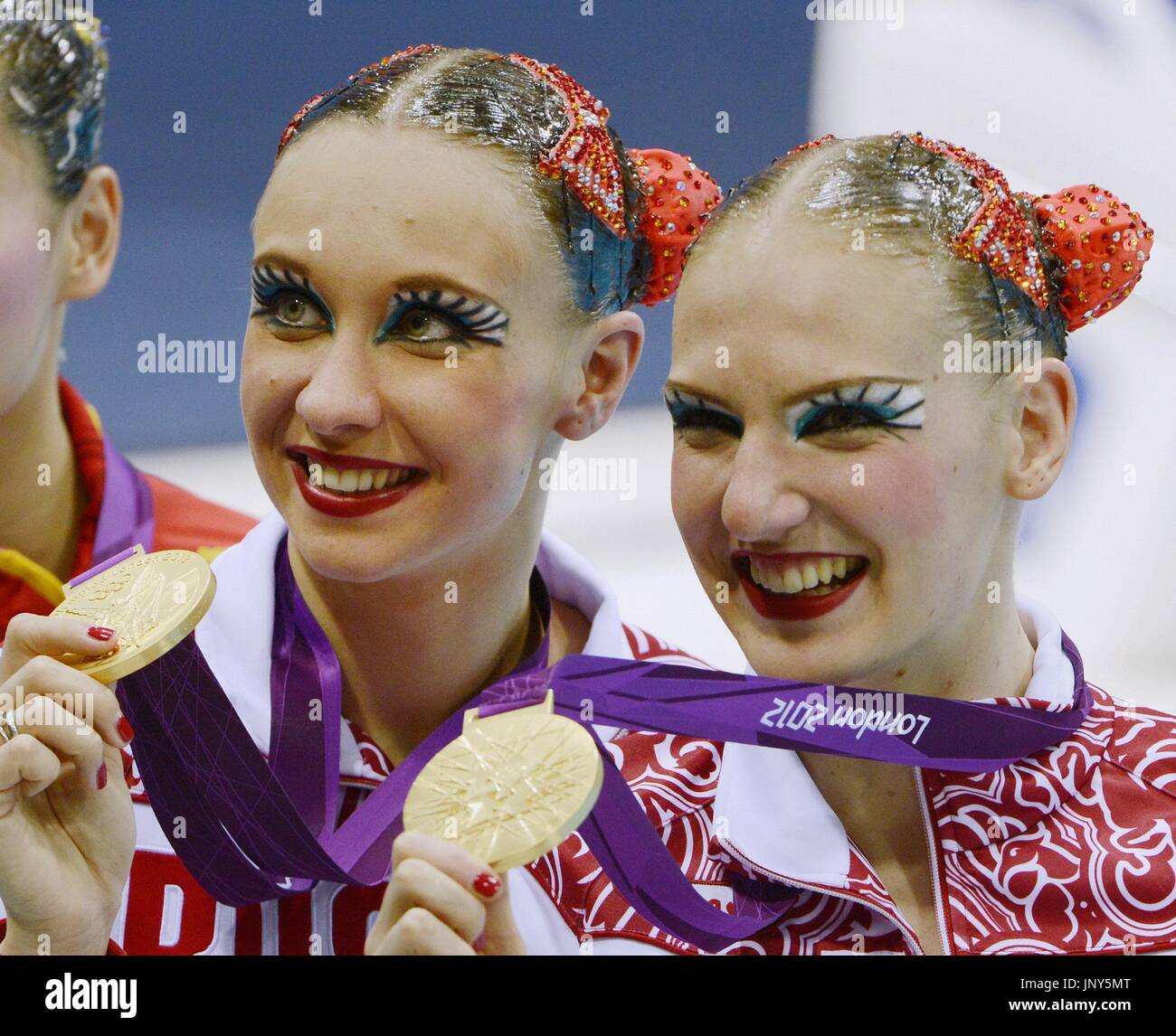 LONDON, Britain - Russian pair Natalia Ishchenko and Svetlana Romashina ...