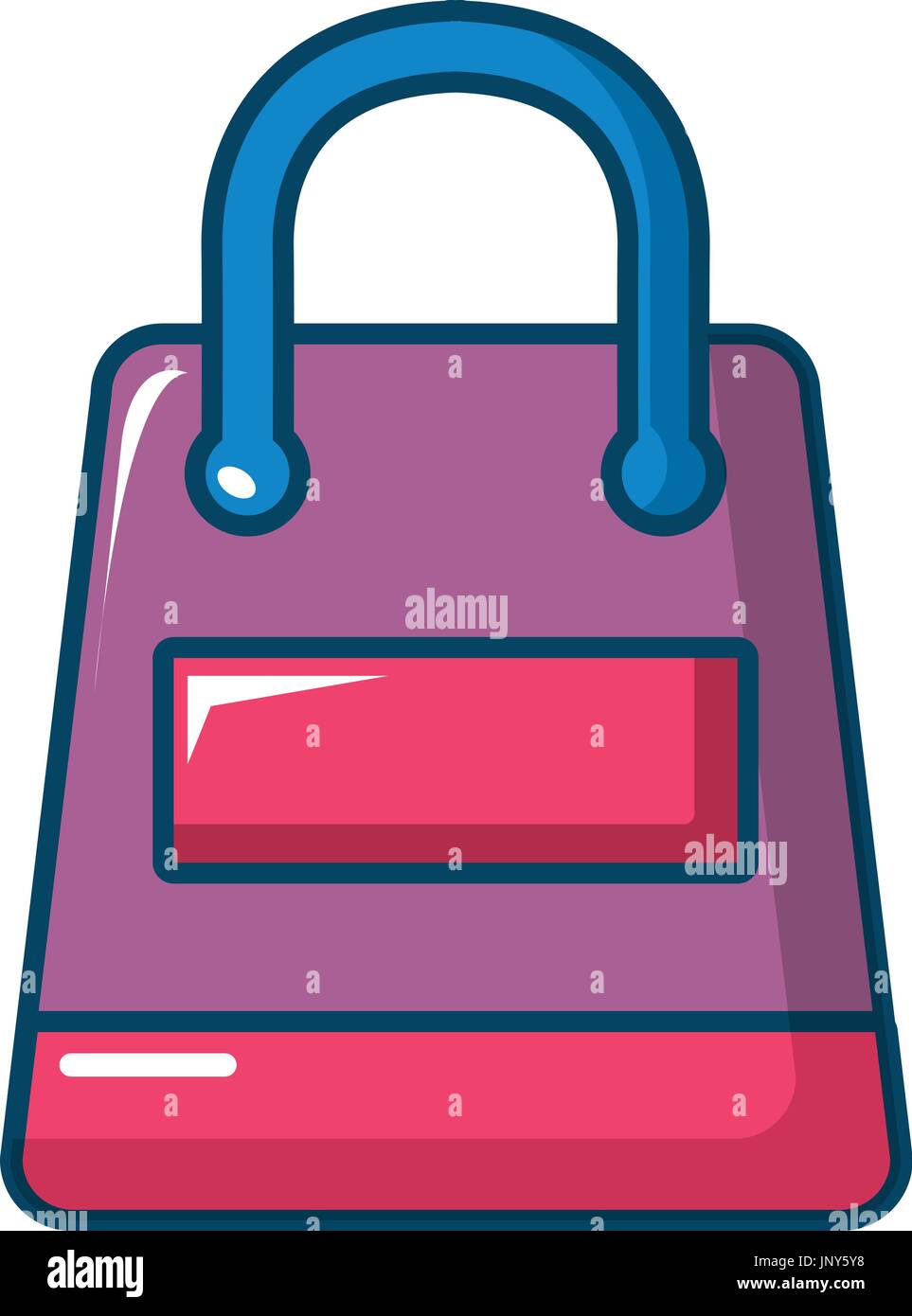 Shopping bag icon, cartoon style Stock Vector Image & Art - Alamy