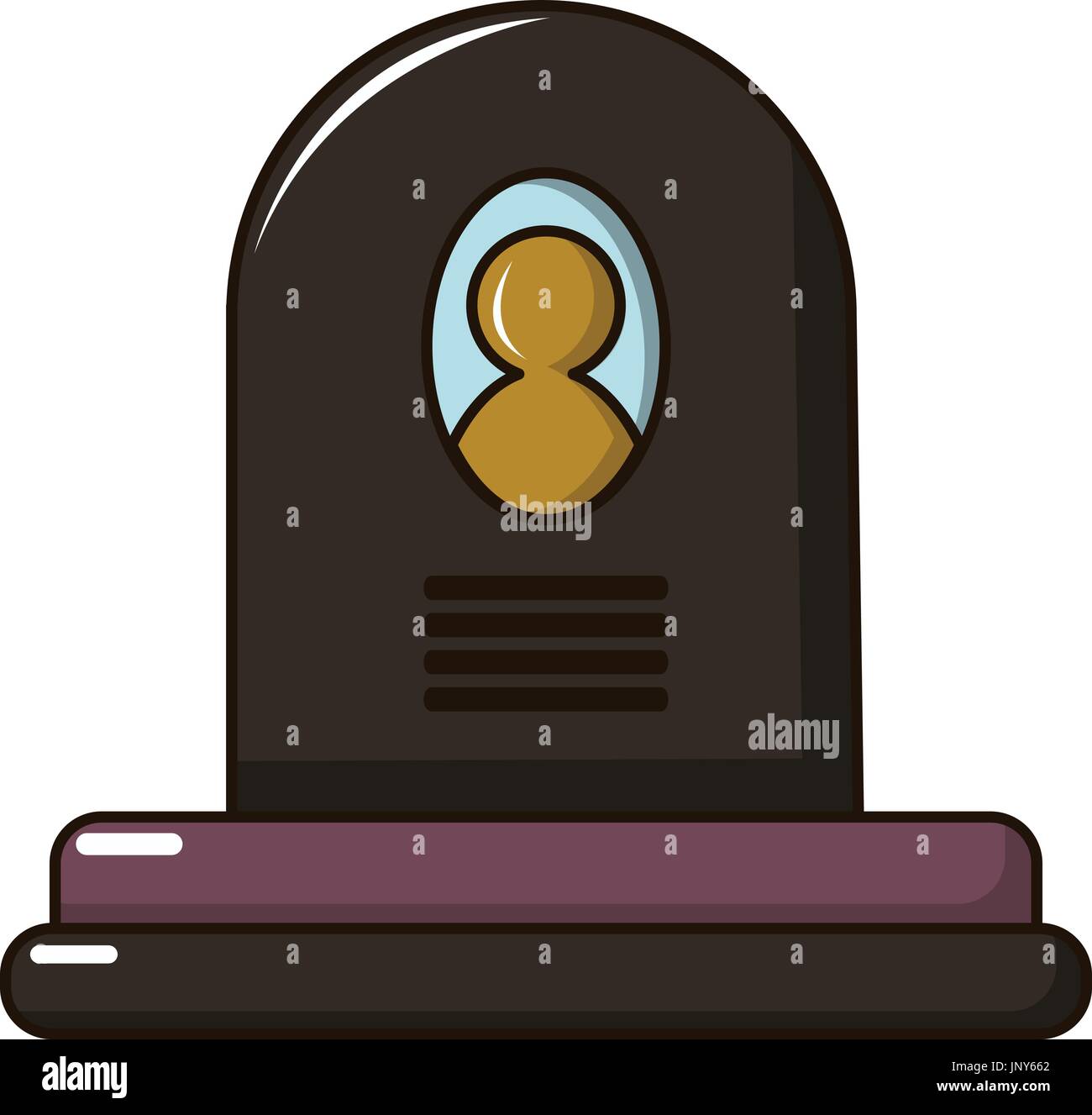Headstone icon, cartoon style Stock Vector Image & Art - Alamy