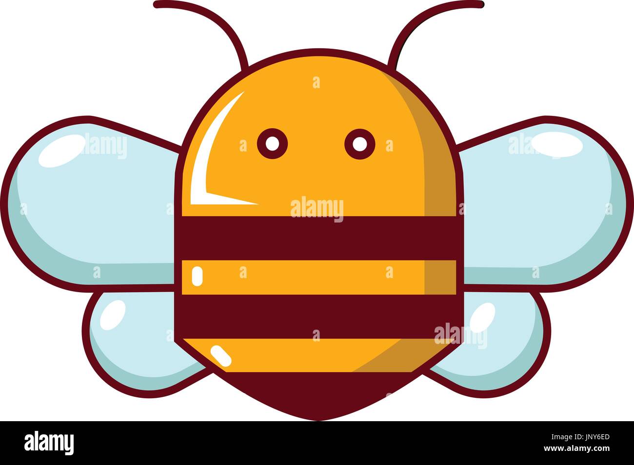 Bee icon, cartoon style Stock Vector Image & Art - Alamy