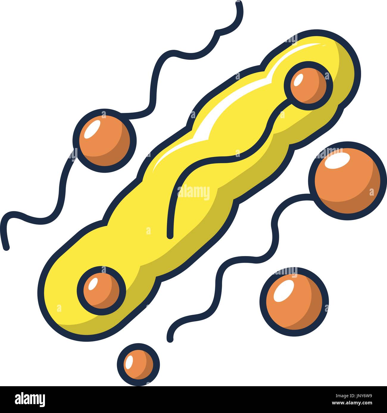 Long oval virus icon, cartoon style Stock Vector Image & Art - Alamy