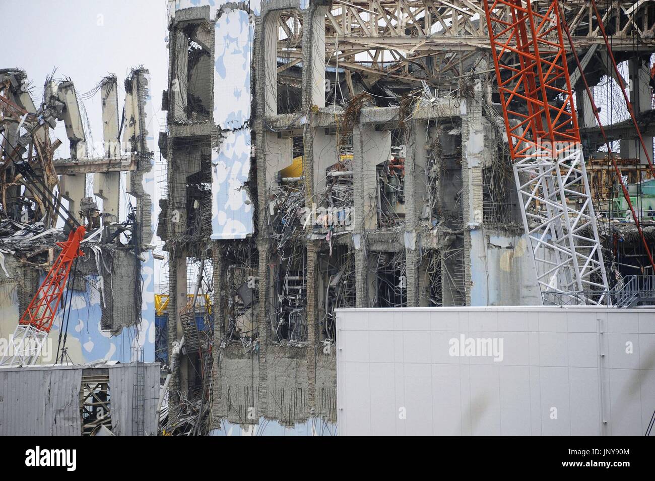 TOKYO, Japan - March 8, 2012 photo shows the yellow containment vessel ...