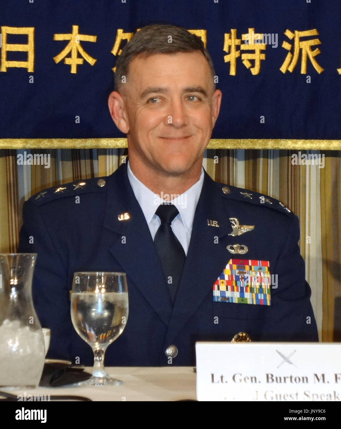 TOKYO, Japan - Lt. Gen. Burton Field, the commander of U.S. Forces ...