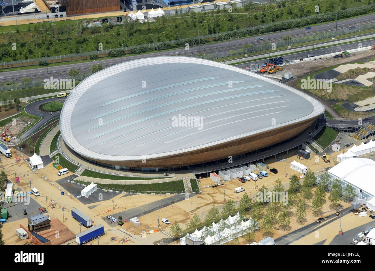 LONDON, Britain - Photo taken on June 15, 2012, from a helicopter ...