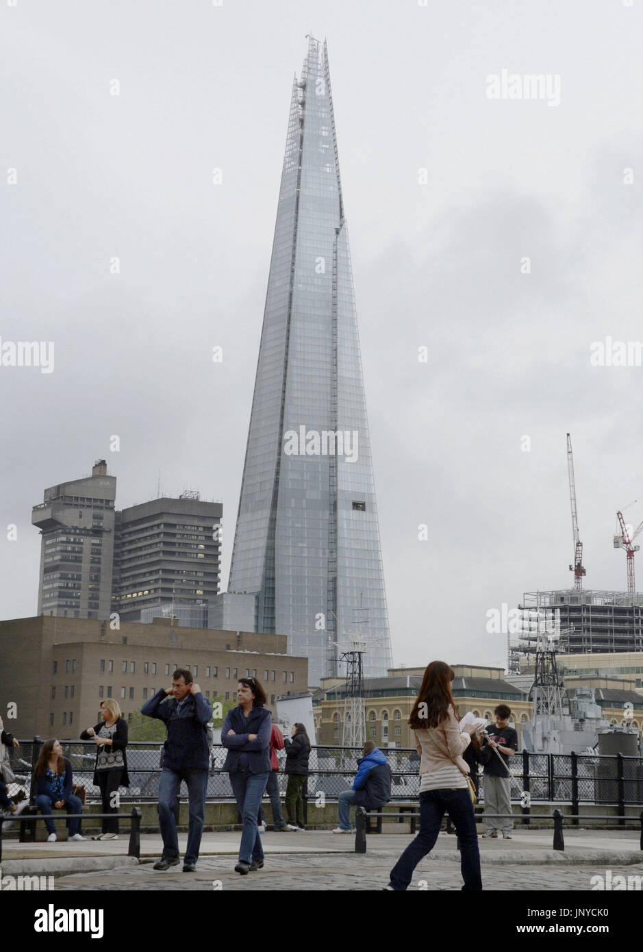 LONDON, Britain - Photo taken on July 3, 2012, shows the Shard, a high ...