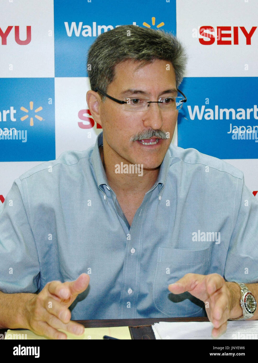 TOKYO, Japan - Steve Dacus, chief executive officer of supermarket ...