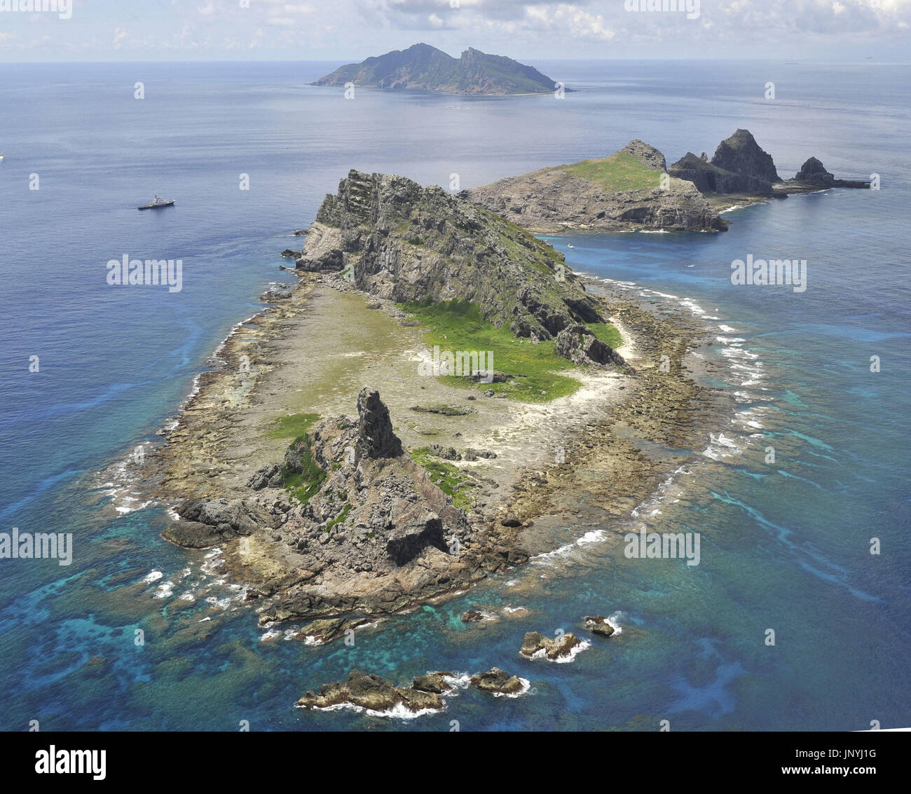 TOKYO, Japan - File photo shows (from front) Minamikojima, Kitakojima ...