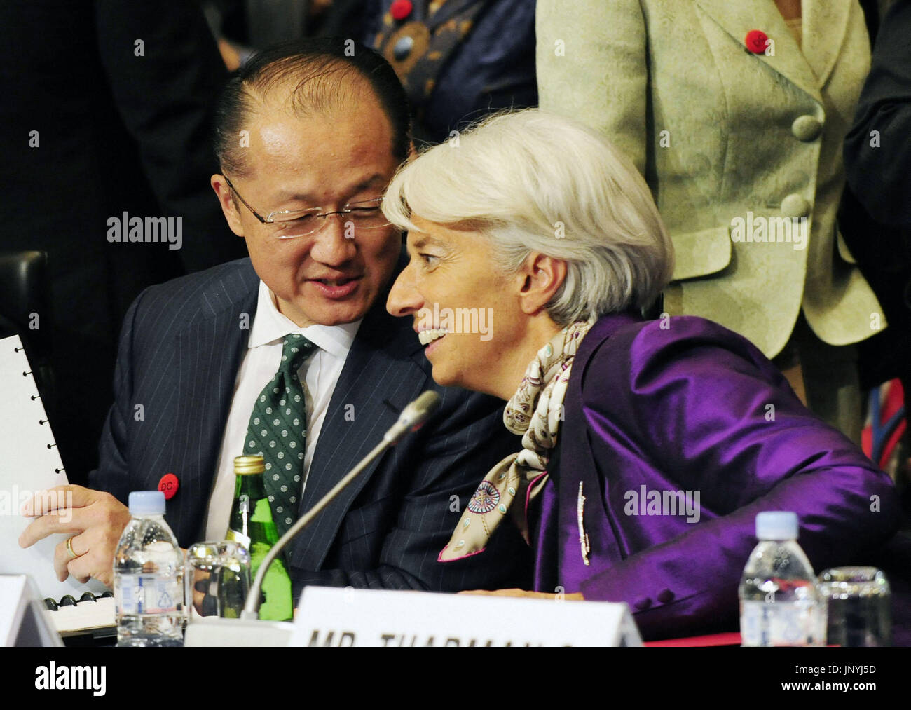 TOKYO, Japan - International Monetary Fund Managing Director Christine ...
