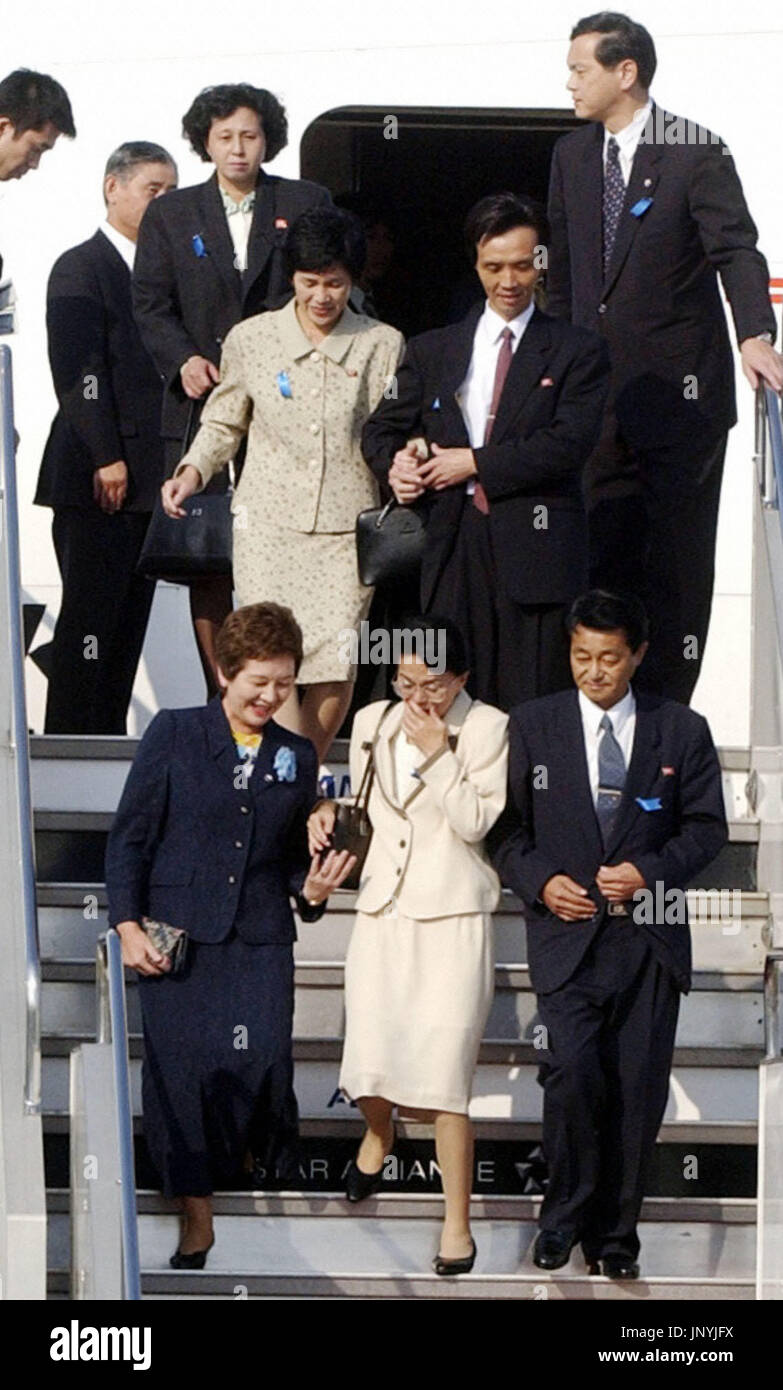 TOKYO, Japan - File photo shows five abduction victims -- Yasushi ...