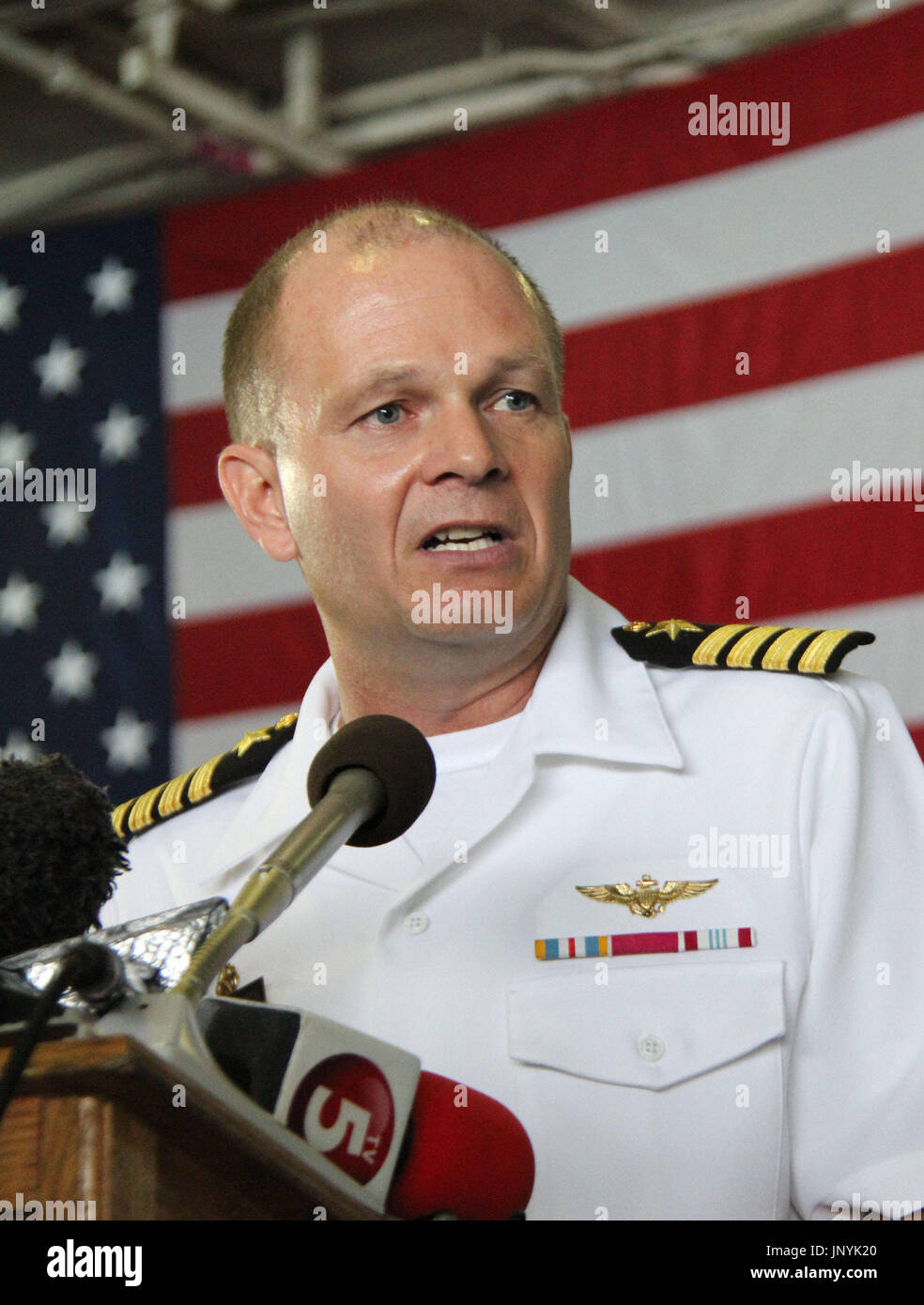 MANILA, Philippines - Capt. Gregory Fenton, commanding officer of the U ...