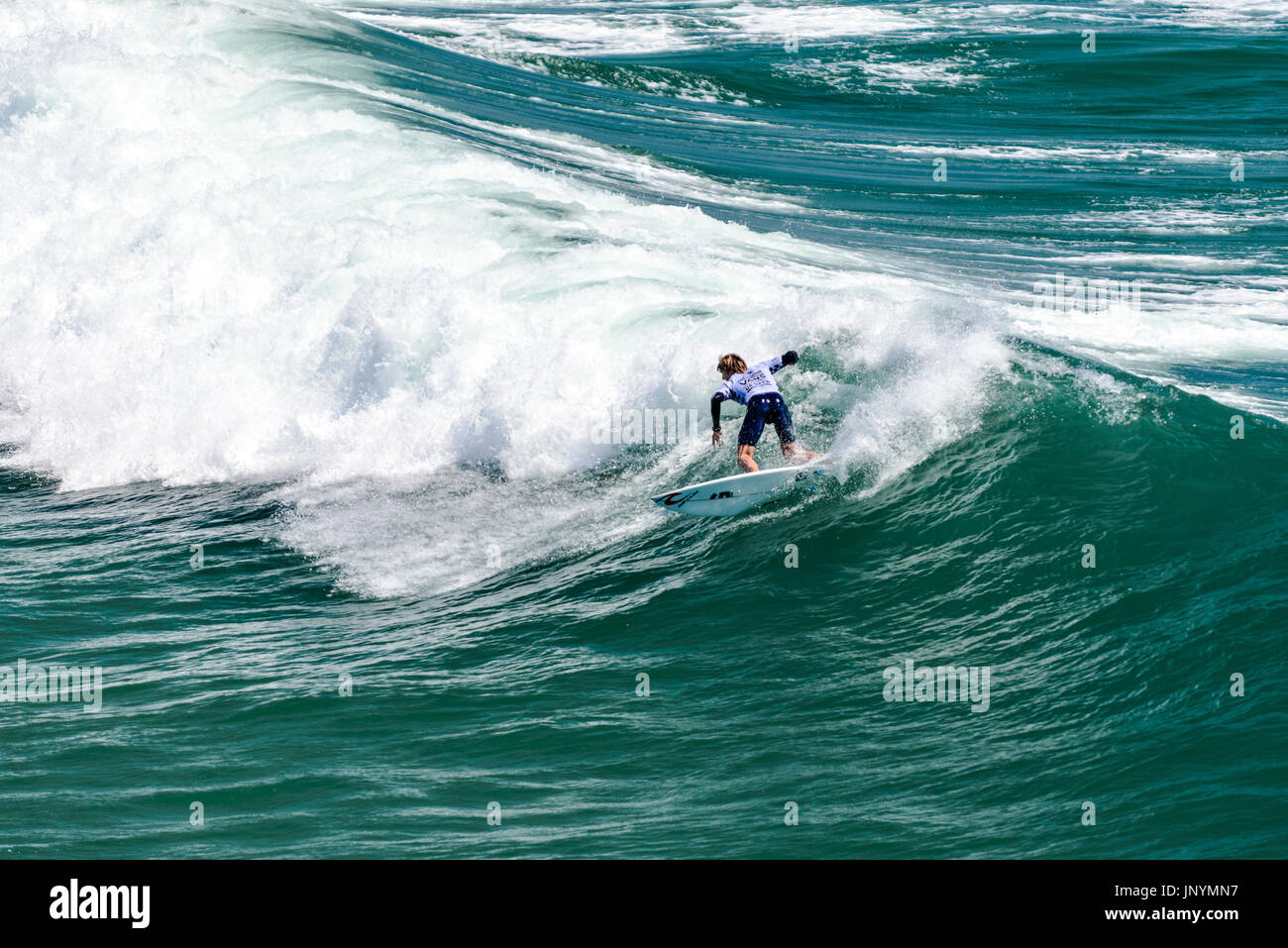 Huntington Beach, USA. 30 July, 2017. South African surfer Matthew ...