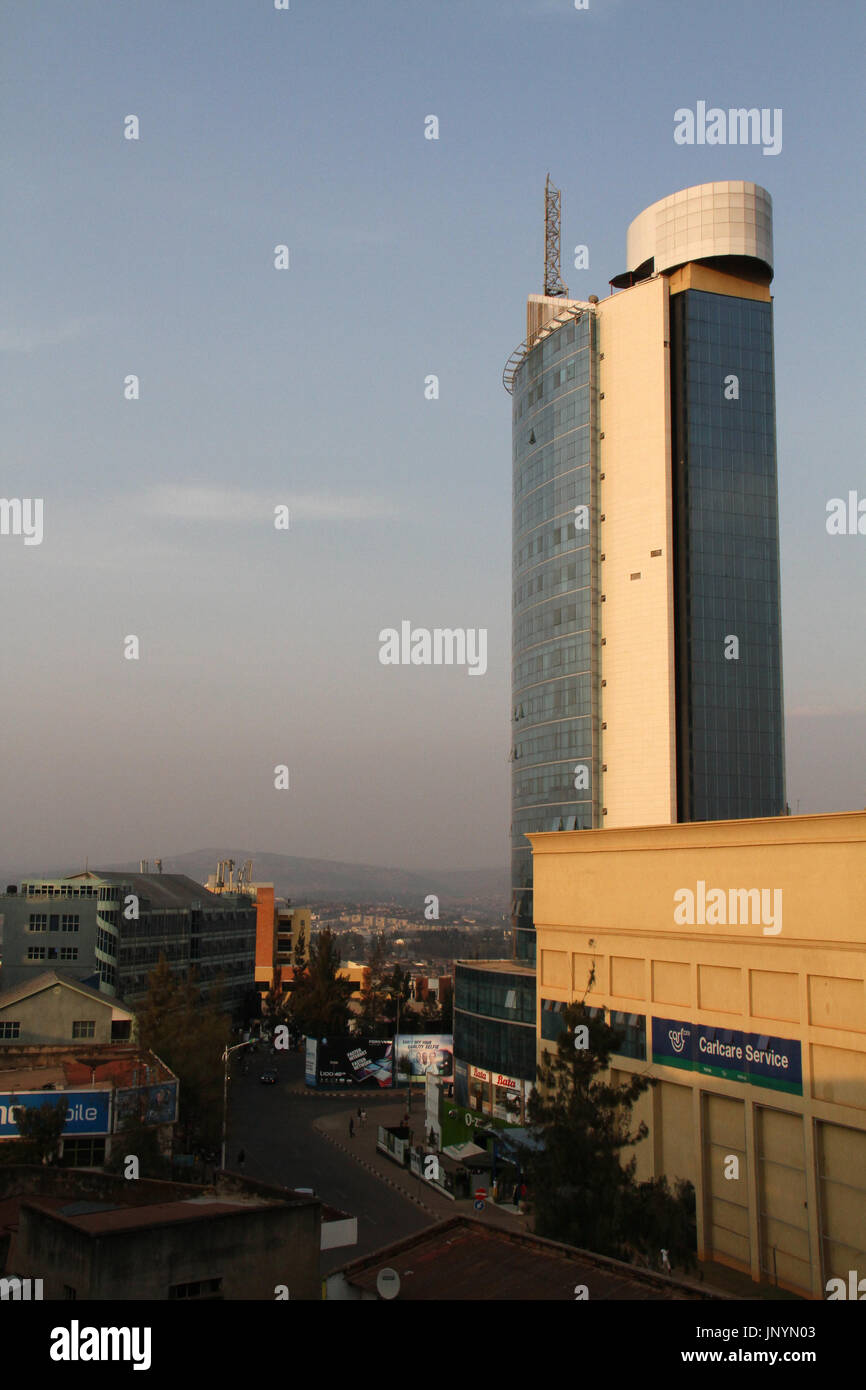 Kigali. 31st July, 2017. Photo taken on July 30 shows a view of Kigali ...