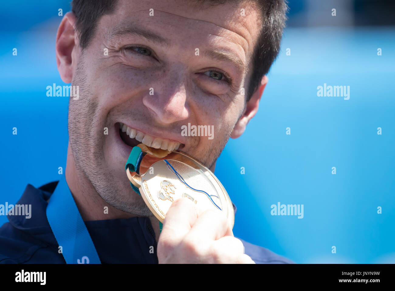 Budapest. 30th July, 2017. Gold medalist Steven LoBue of the United ...