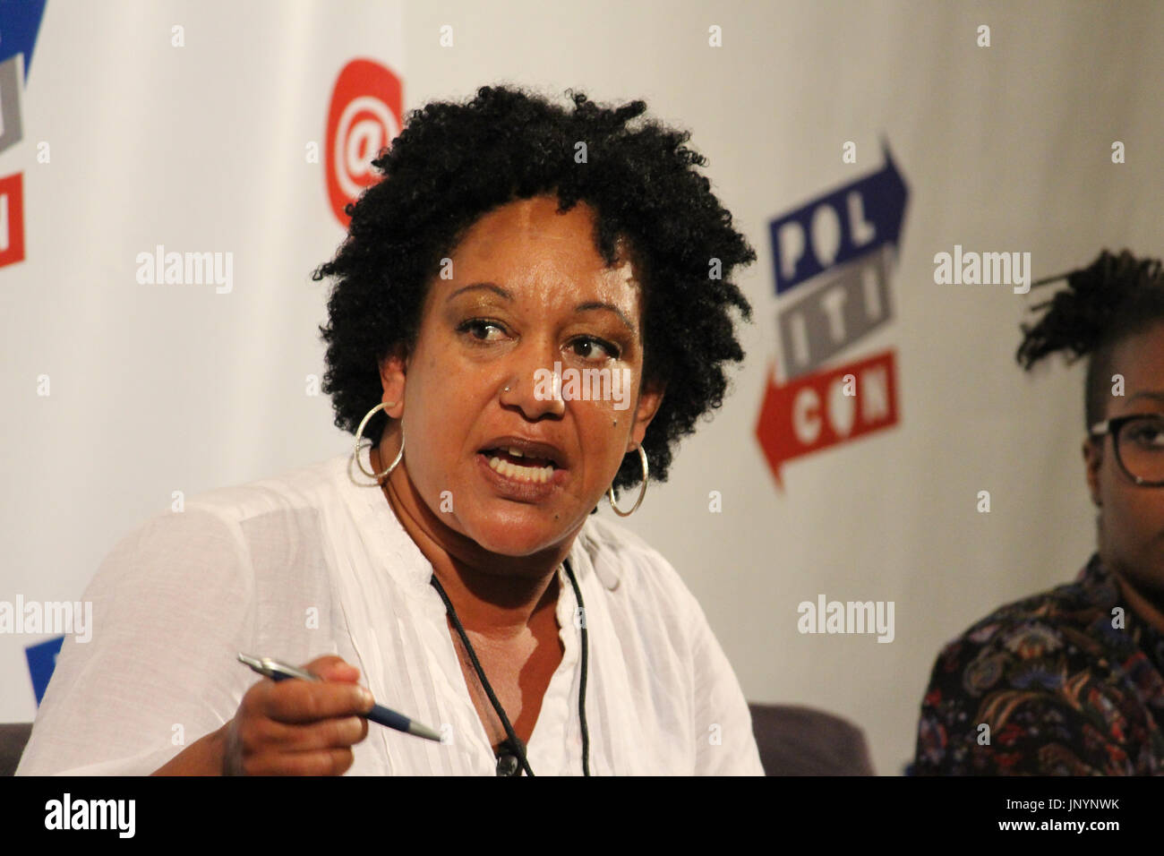Pasadena, CA. 30th July, 2017. activist Cat Brooks. Credit: Todd ...