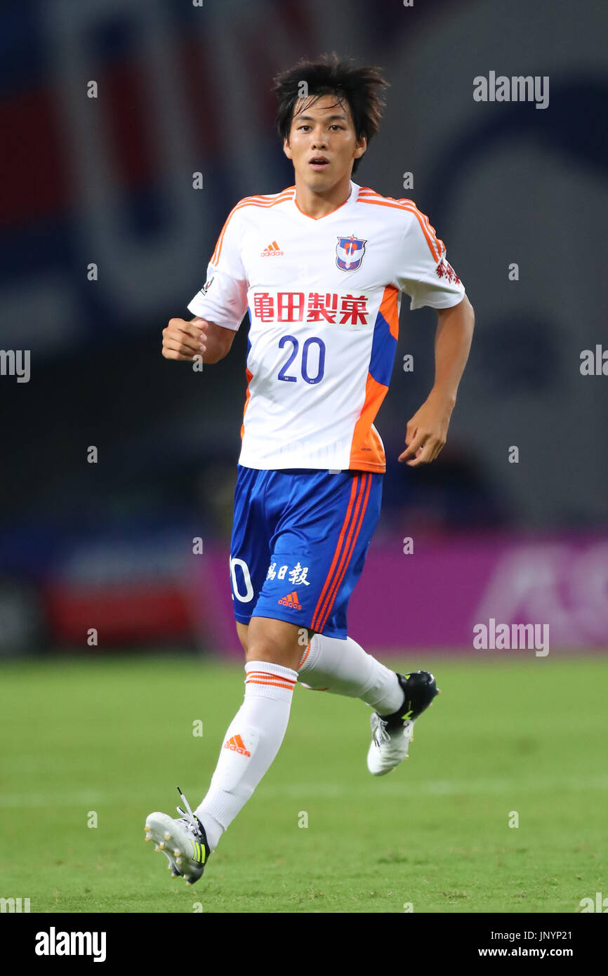 Ajinomoto Stadium, Tokyo, Japan. 30th July, 2017. Go Hayama (Albirex ...