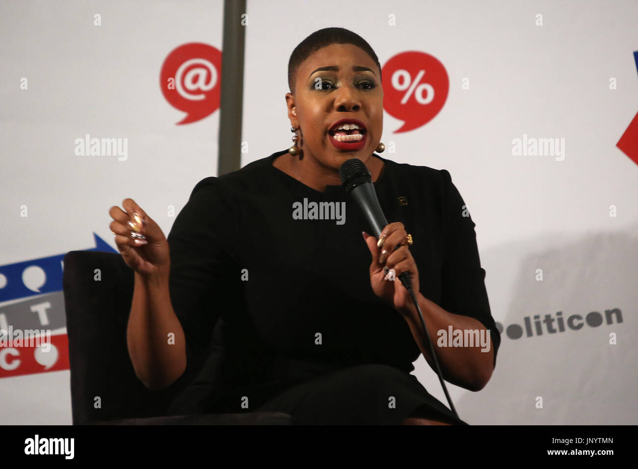 Pasadena, Ca. 30th July, 2017. Symone Sanders at Tomi Lahren vs. Symone ...