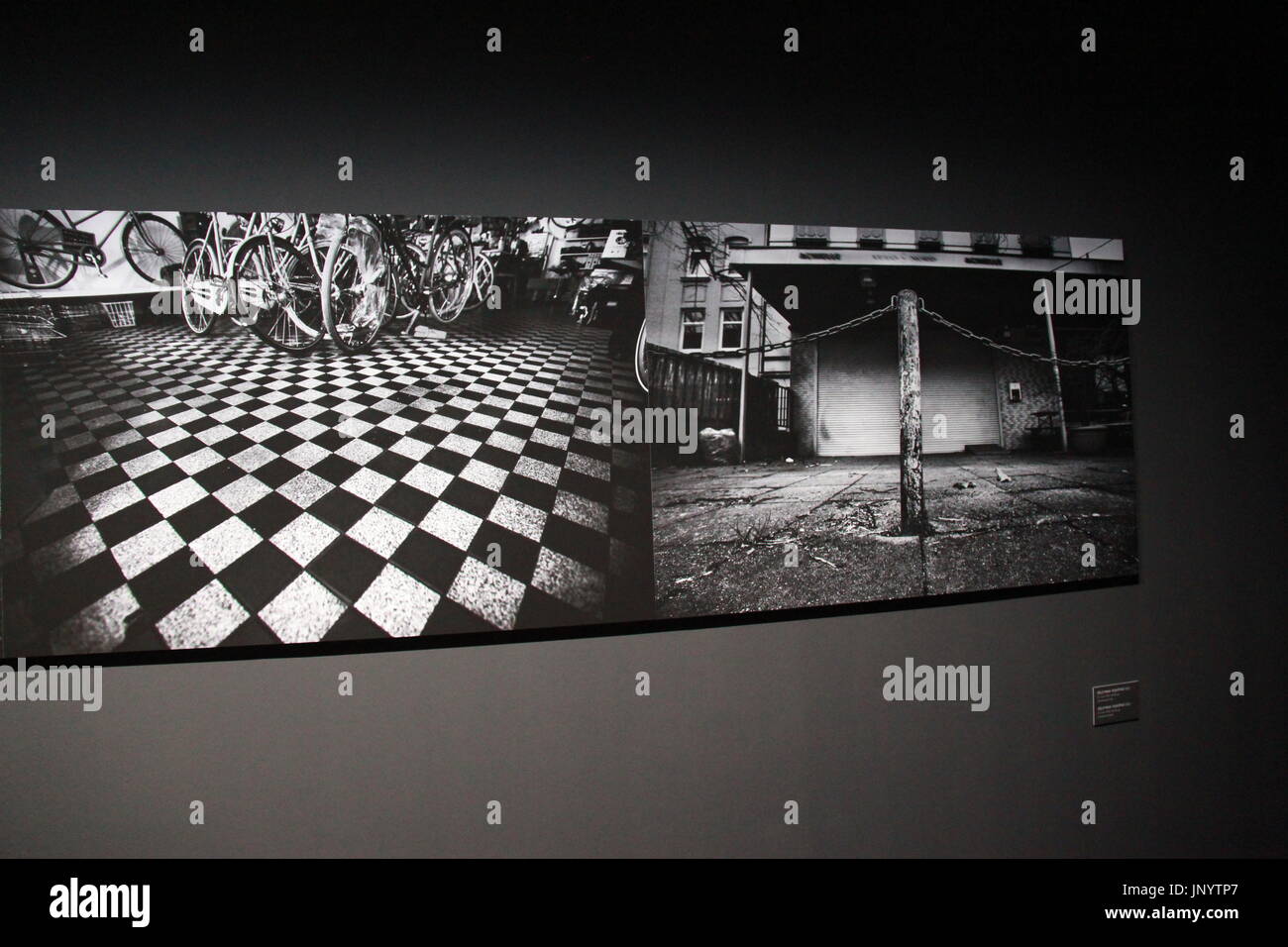 The exhibition "Bloody Grounds, crime scenes of the NSU" from ...