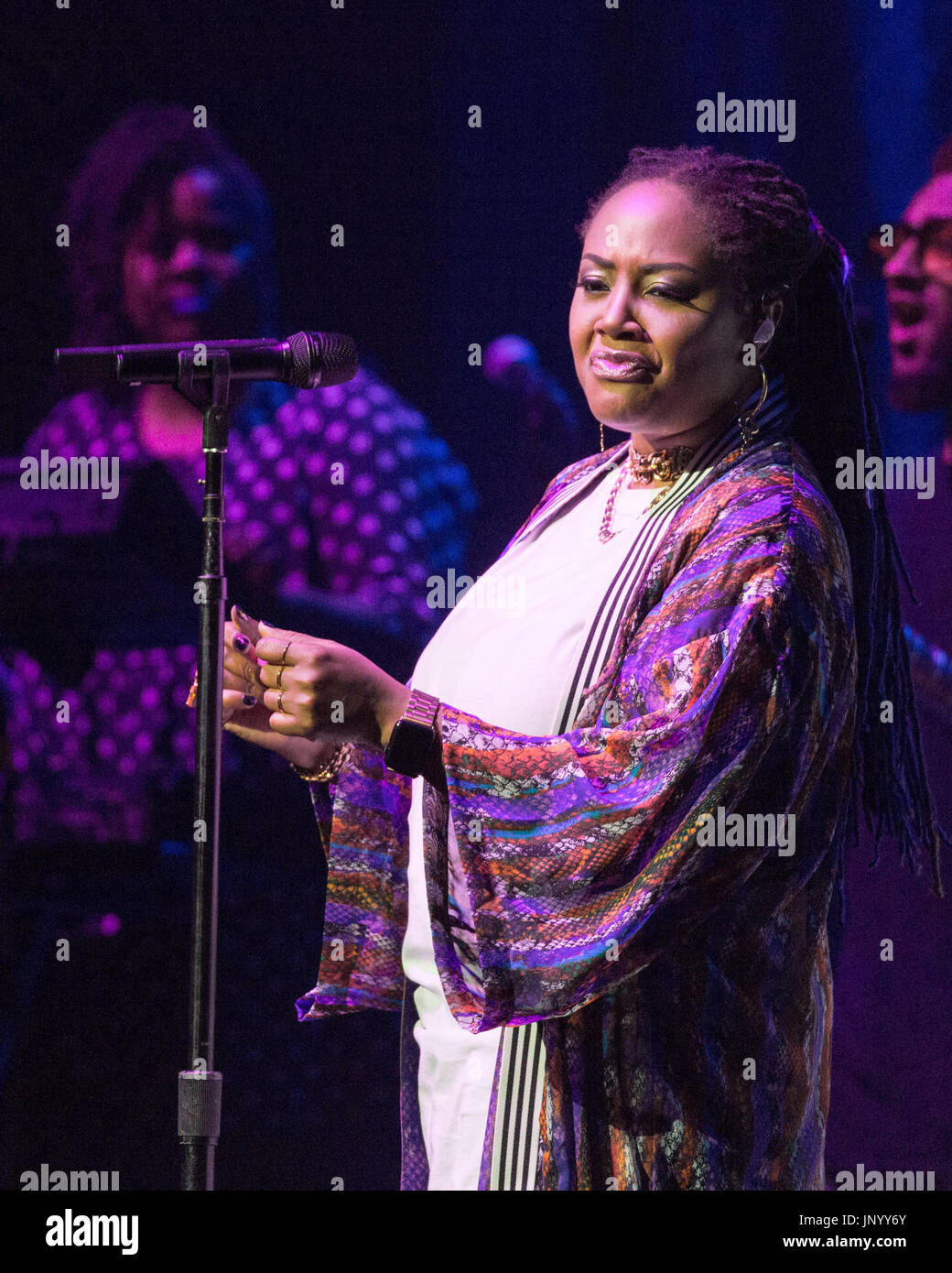Chicago, Illinois, USA. 30th July, 2017. Singer LALAH HATHAWAY during ...