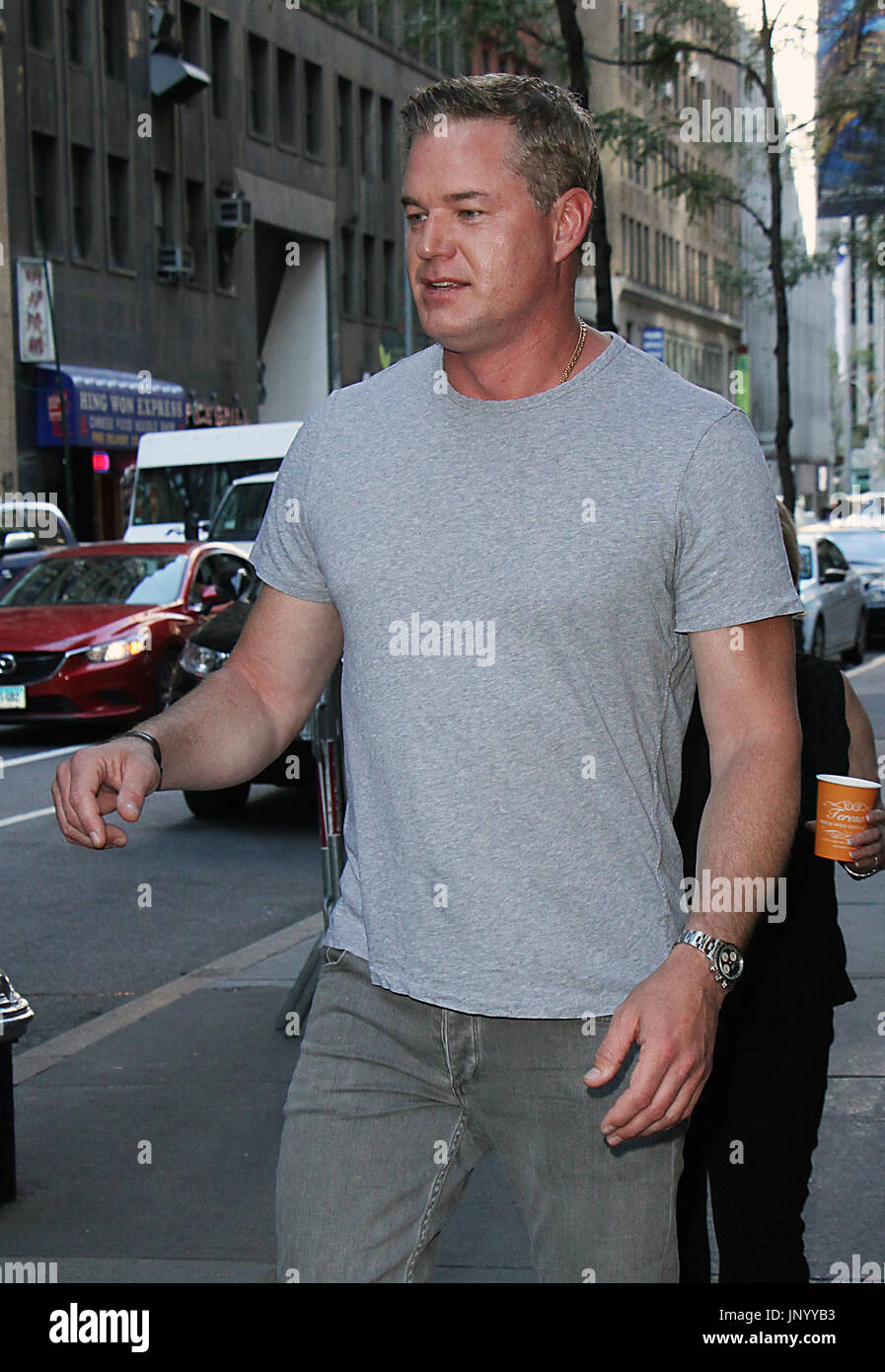 New York, NY, USA. 31st July, 2017. Eric Dane seen in New York City on ...