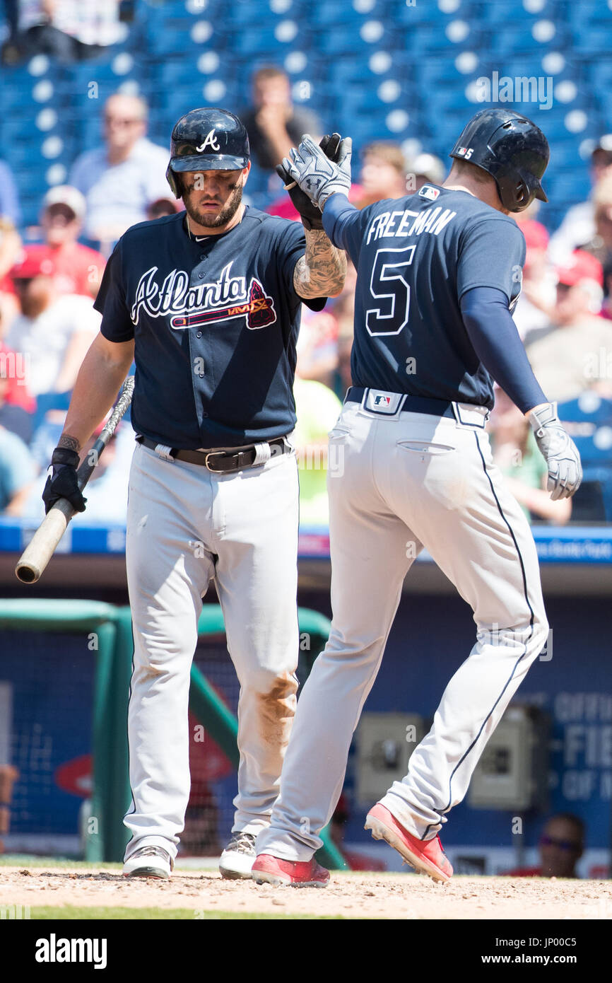 Philadelphia, Pennsylvania, USA. 31st July, 2017. Atlanta Braves third ...