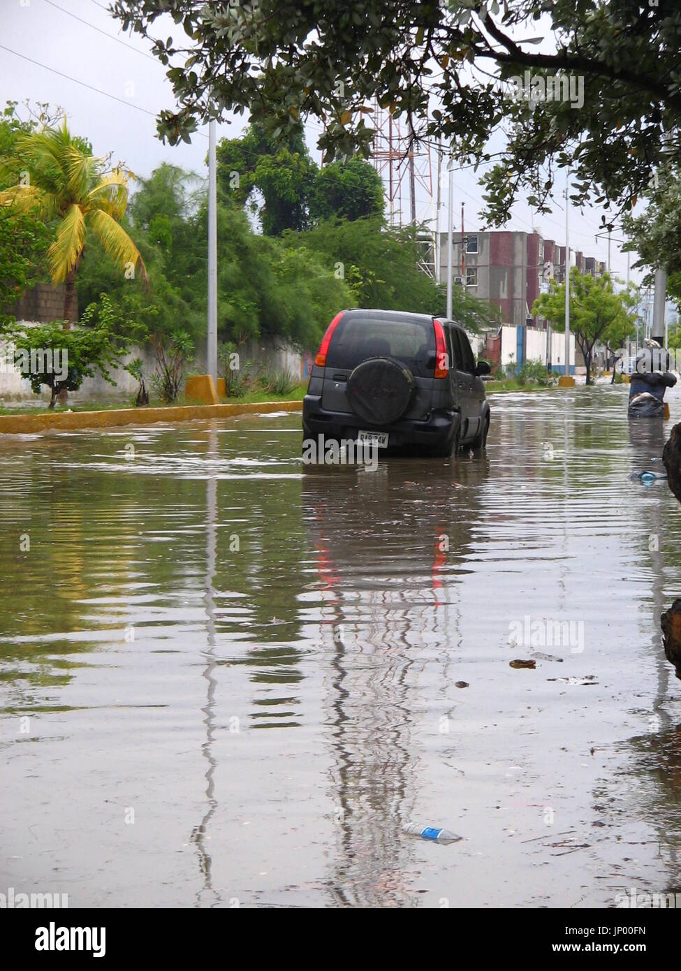 Cumana, Venezuela. 31st Jul, 2017. The weather: heavy rain causes ...