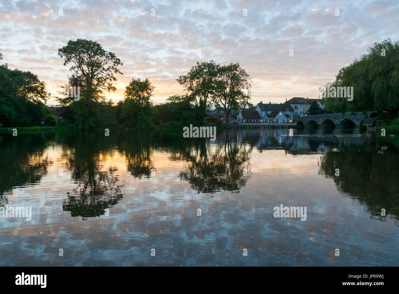 Fordingbridge new forest bridge hi-res stock photography and images - Alamy