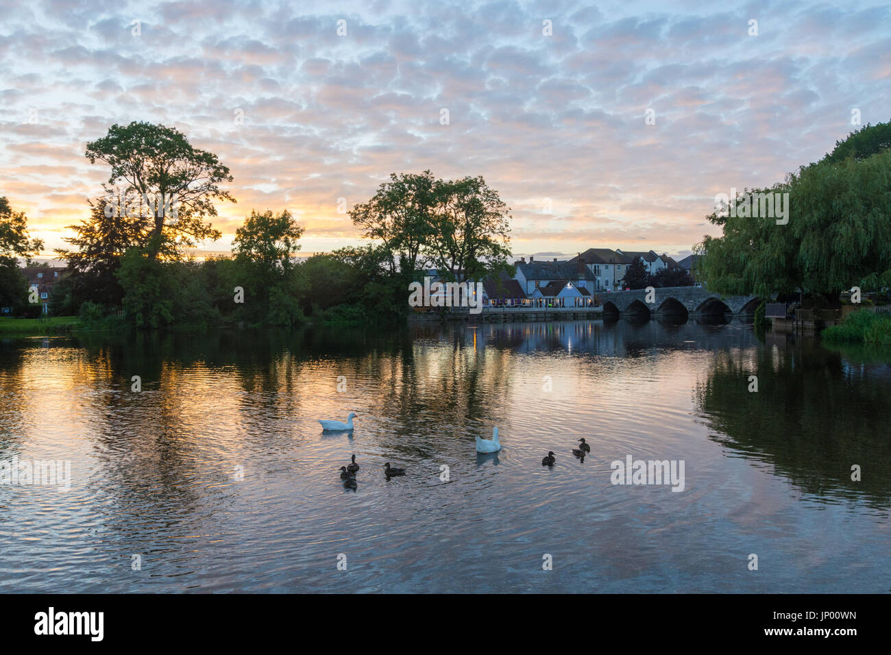 Fordingbridge new forest bridge hi-res stock photography and images - Alamy