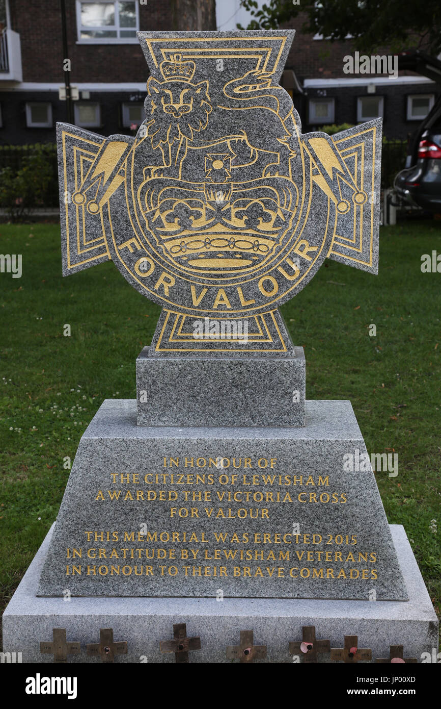 Victoria Cross Commemorative Paving Stone Stock Photo - Alamy