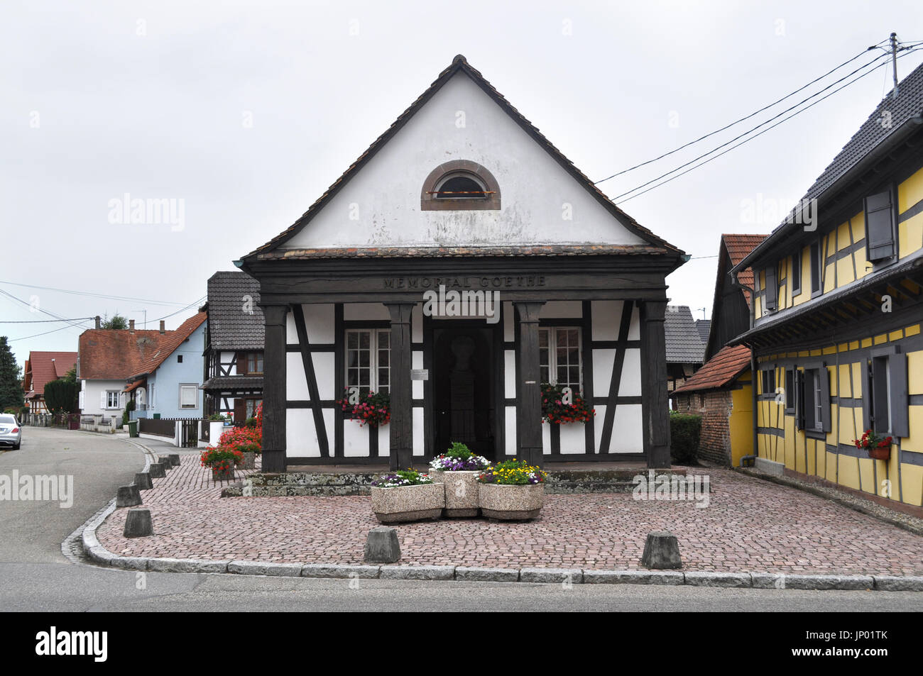 Alsace, France. 12th July, 2017. Picture of the Goethe Museum in ...