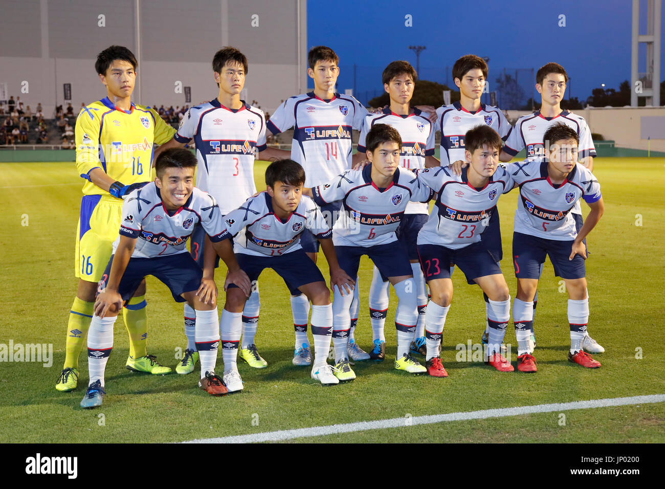 Tokyo, Japan. 31st July, 2017. FCU-18/FC Tokyo U-18 team group line-up Football/Soccer : the ...