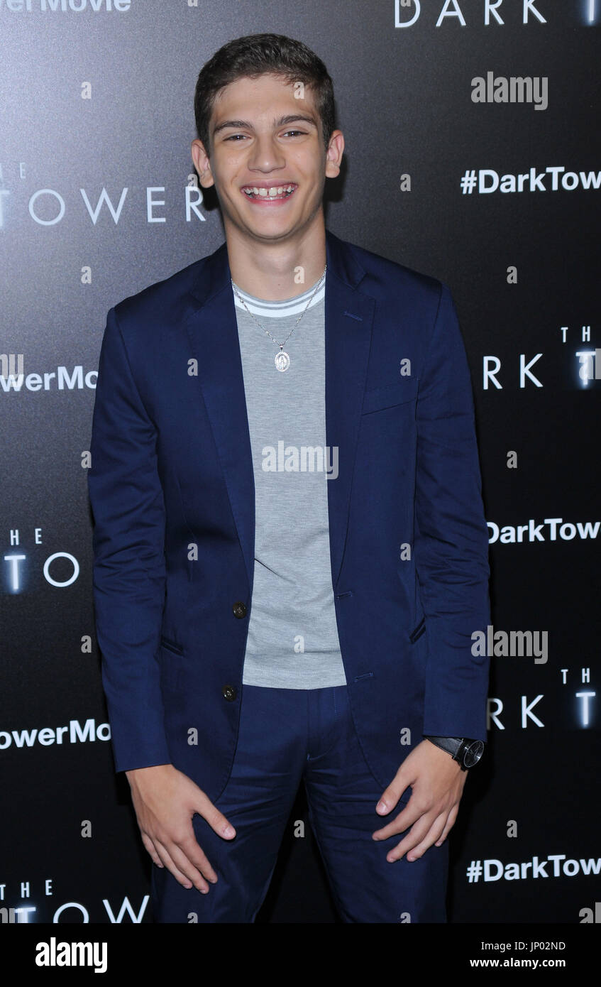 NEW YORK, NY - July 31: Michael Barbieri attends 'The Dark Tower' New ...