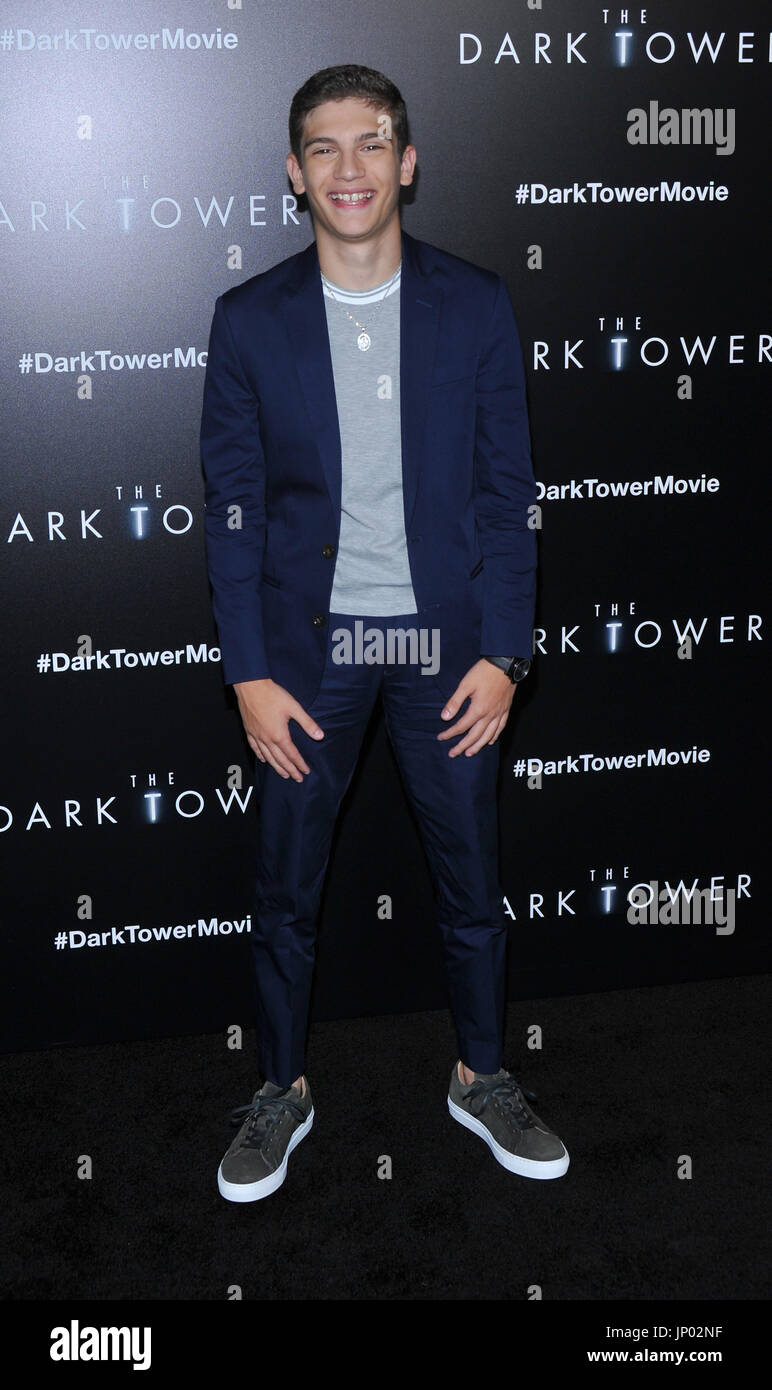 NEW YORK, NY - July 31: Michael Barbieri attends 'The Dark Tower' New ...