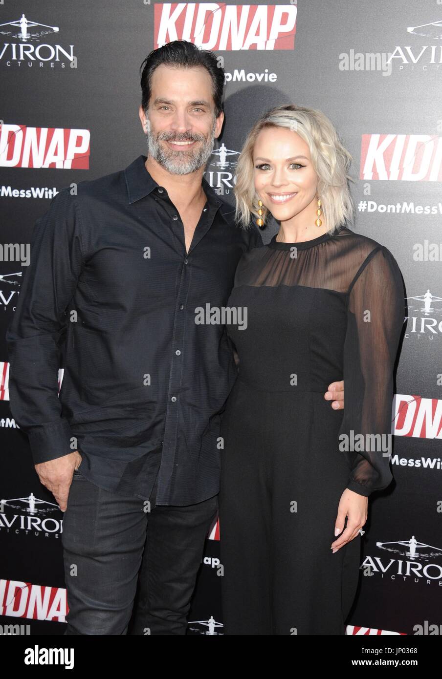 Los Angeles, CA, USA. 31st July, 2017. Johnathon Schaech, Julie Schaech at arrivals for KIDNAP ...