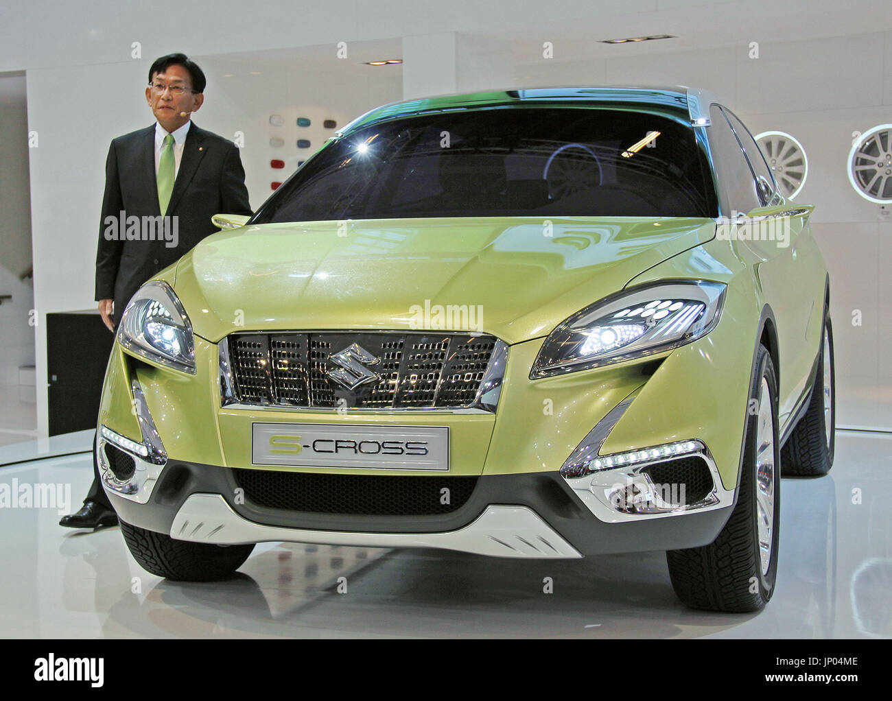 PARIS, France - Suzuki Motor Corp. unveils concept model S-Cross at the ...