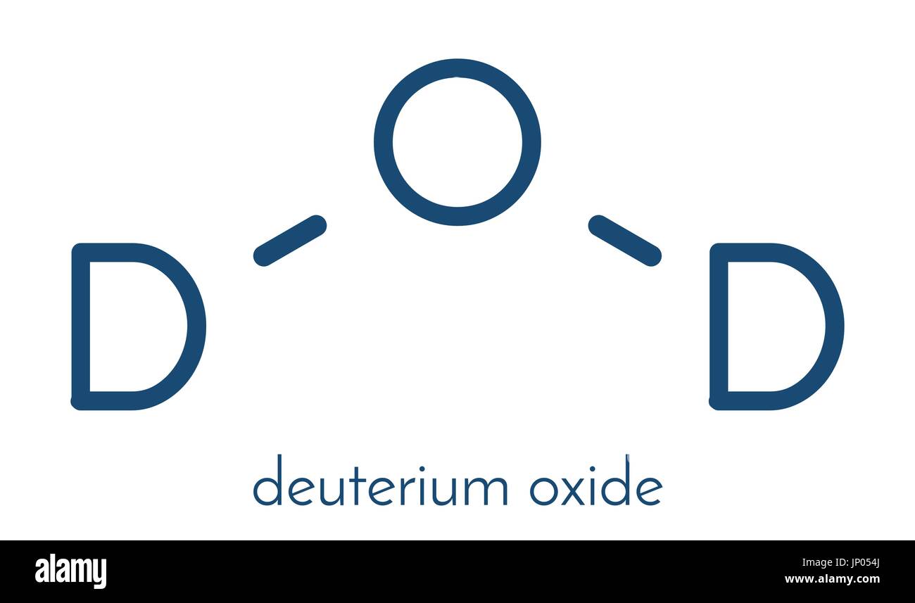 Heavy water and deuterium Stock Vector Images - Alamy