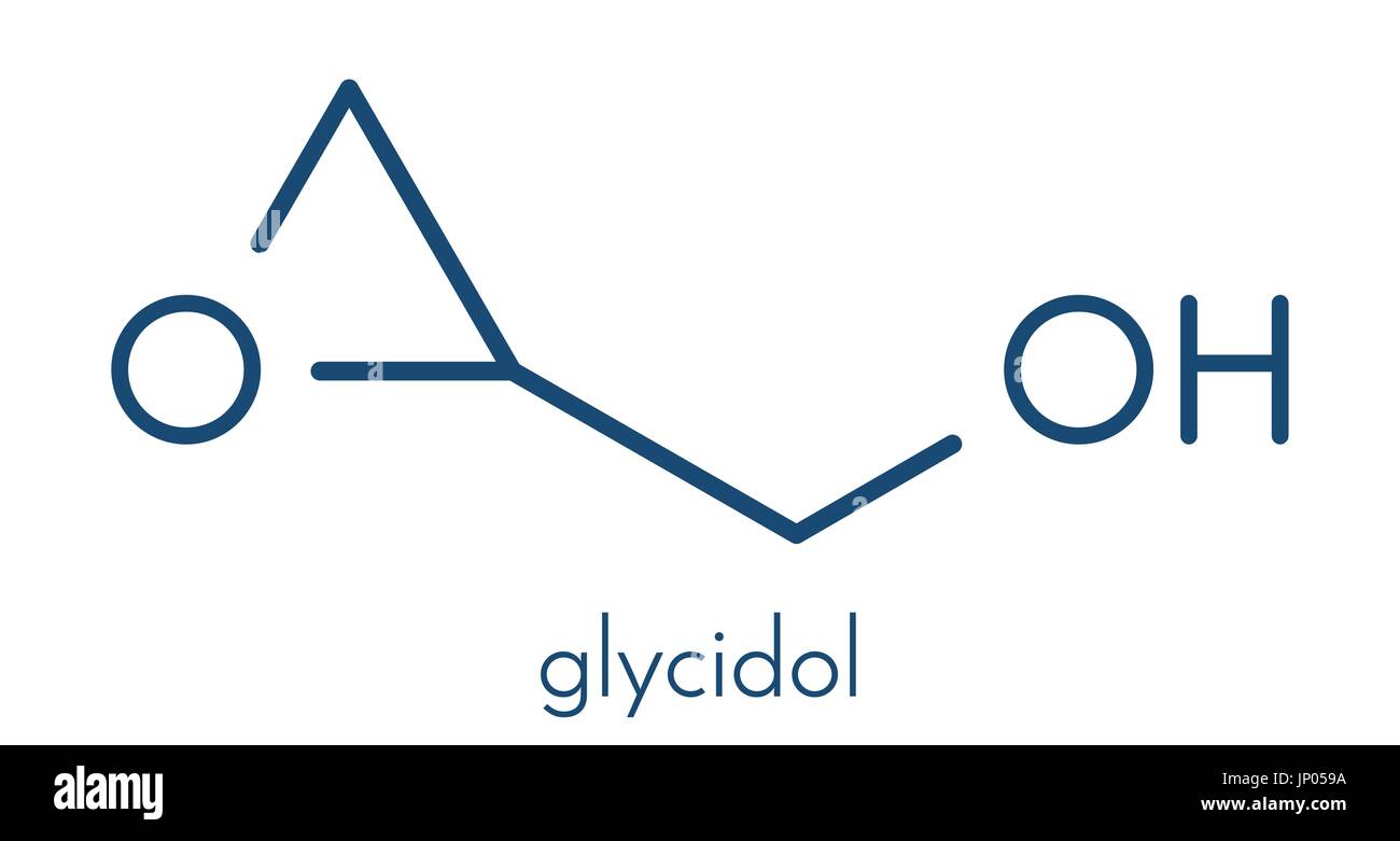 Glycidol molecule. Skeletal formula Stock Vector Image & Art - Alamy