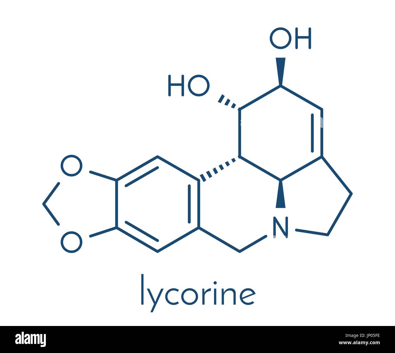 Lycorine alkaloid molecule. Found in Amaryllidaceae plants, including ...