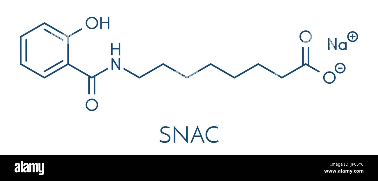 Sodium salcaprozate (SNAC, sodium N-[8-(2-hydroxybenzoyl)amino ...
