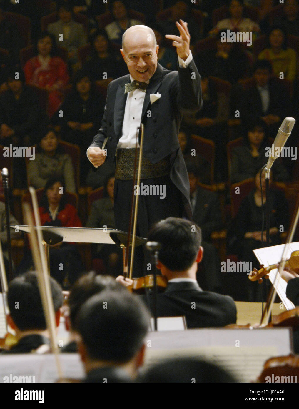 PYONGYANG, North Korea - Celebrated Japanese conductor Michiyoshi Inoue ...