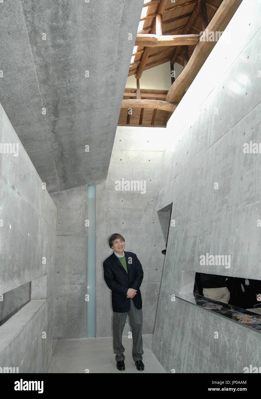 OSAKA, Japan - Architect Tadao Ando tours Ando Museum, a museum ...