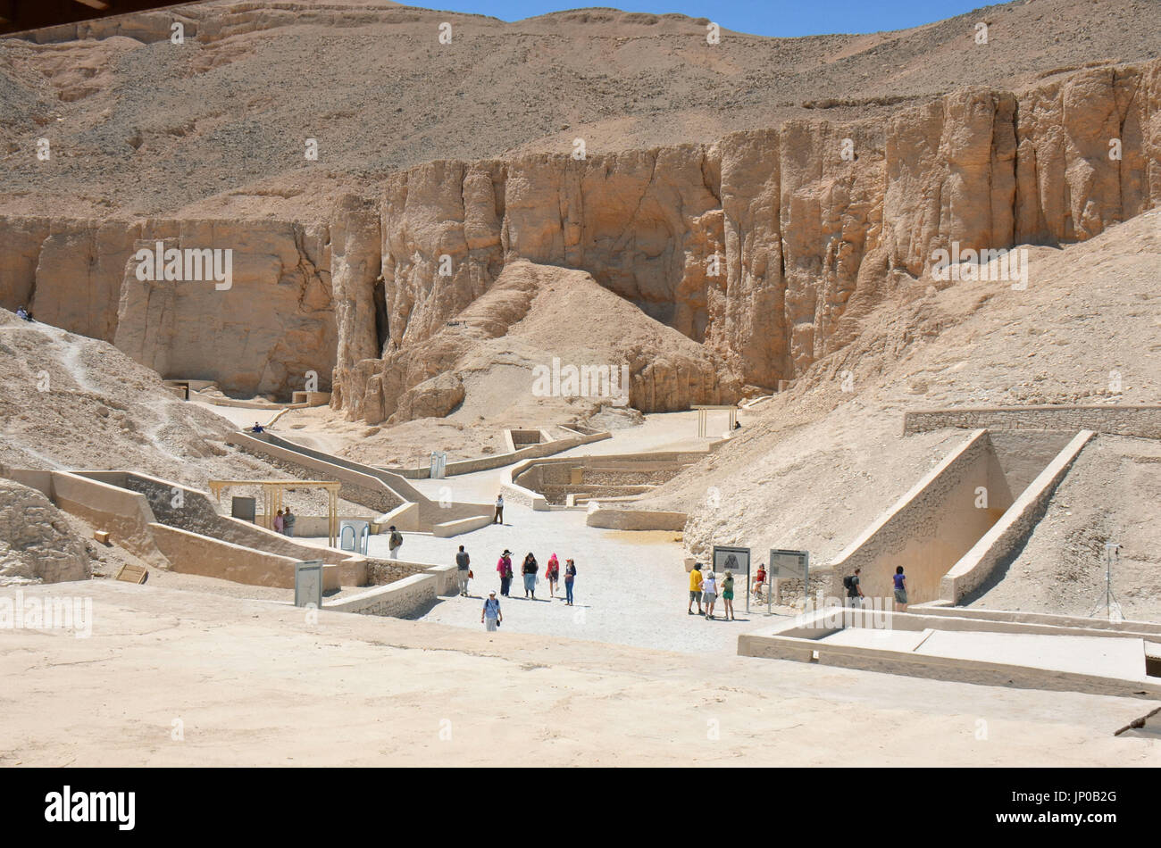 LUXOR, Egypt - Photo shows the Valley of the Kings, a tourist spot in ...