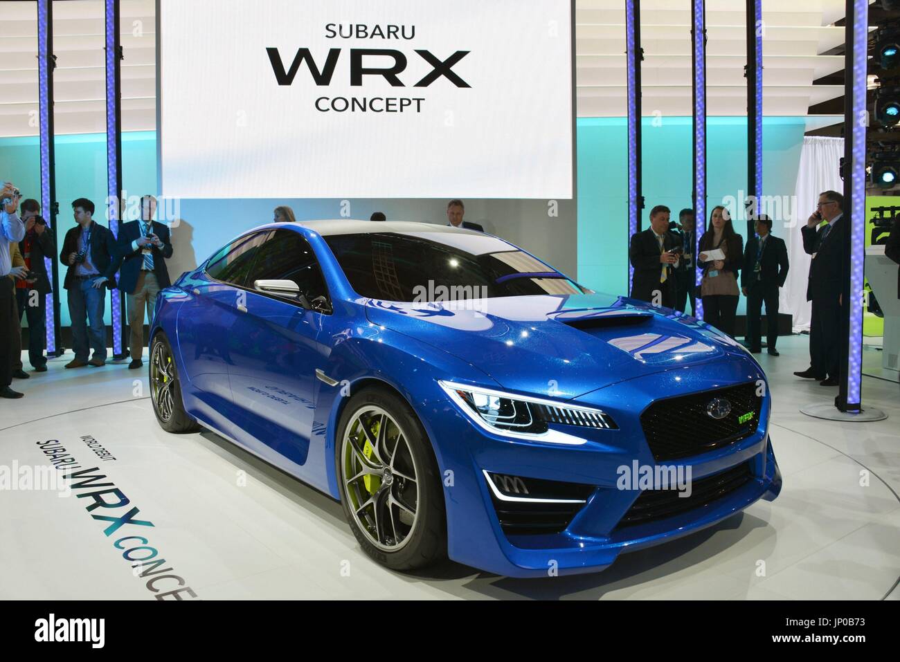 NEW YORK, United States - Photo shows a prototype of the Subaru Impreza ...