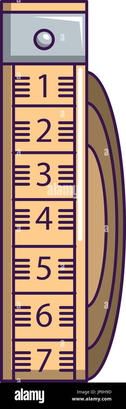 Measuring tape icon, cartoon style Stock Vector Image & Art - Alamy