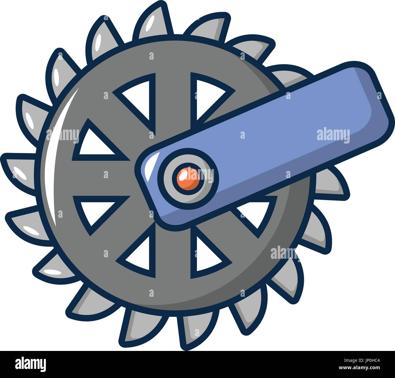 Mining Industry cogwheel icon, cartoon style Stock Vector Image & Art ...