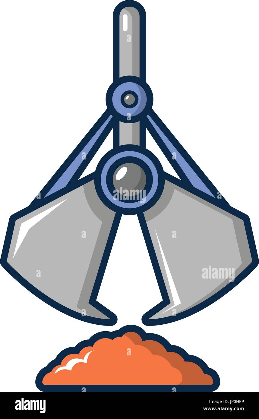Excavator bucket icon, cartoon style Stock Vector Image & Art - Alamy