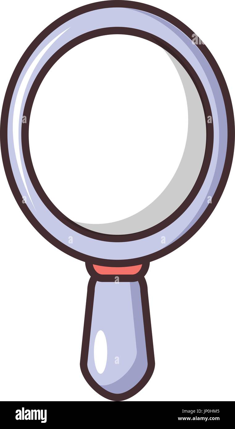 Oval mirror icon, cartoon style Stock Vector Image & Art - Alamy