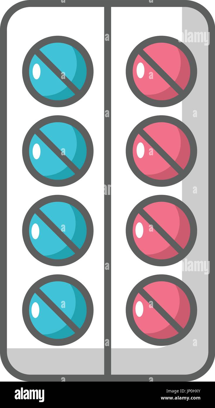 Antibiotic pack icon cartoon Stock Vector Images - Alamy