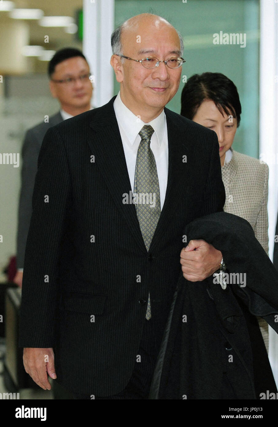 SEOUL, South Korea - Japan's new Ambassador to South Korea Koro Bessho arrives at Seoul's Gimpo ...