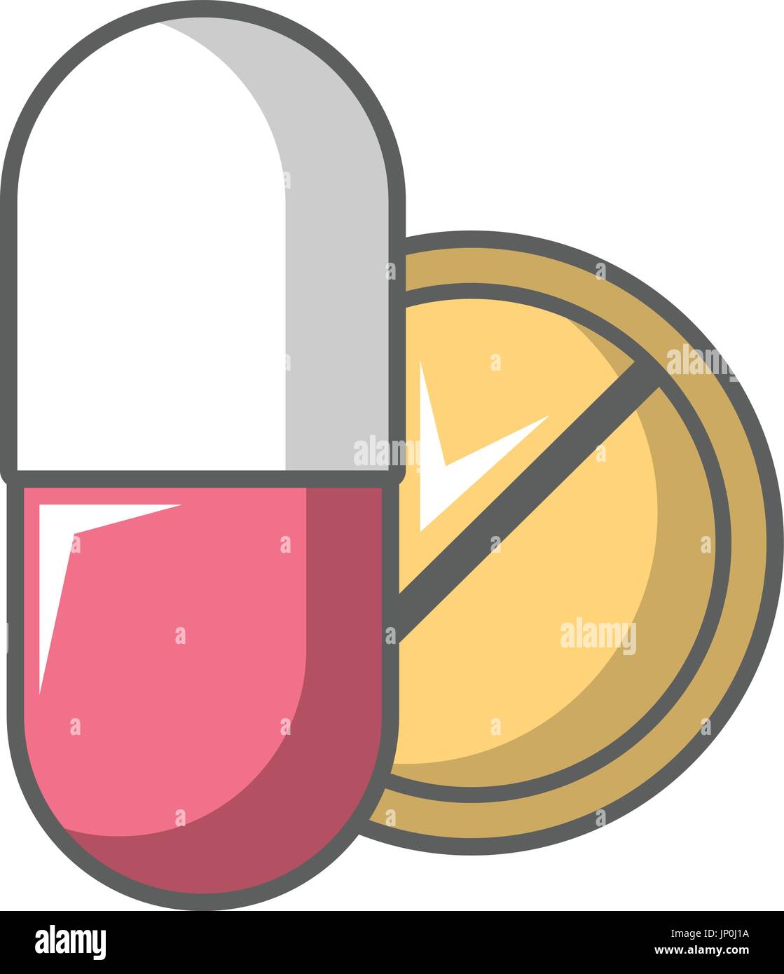 Medicine pill icon, cartoon style Stock Vector Image & Art - Alamy